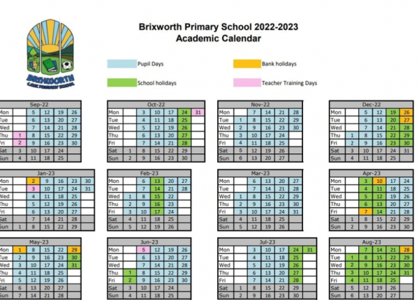 Term Dates – Brixworth Centre Pre School